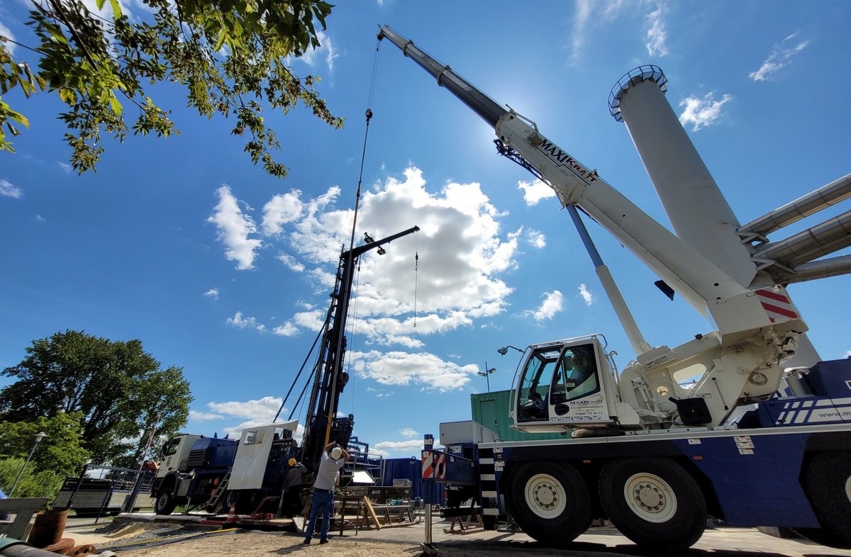 Wärmespeicher: Forschungs-Bohrung erfolgreich: GFZ