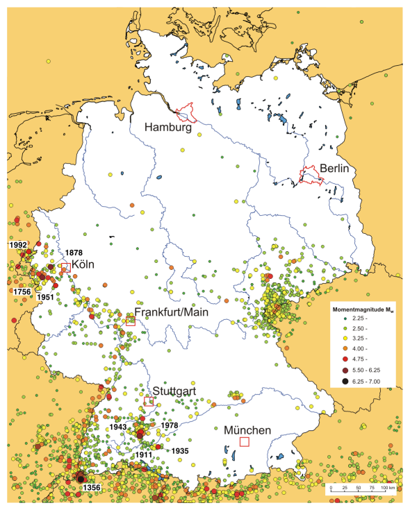 Seismicity in Germany in global context: GFZ