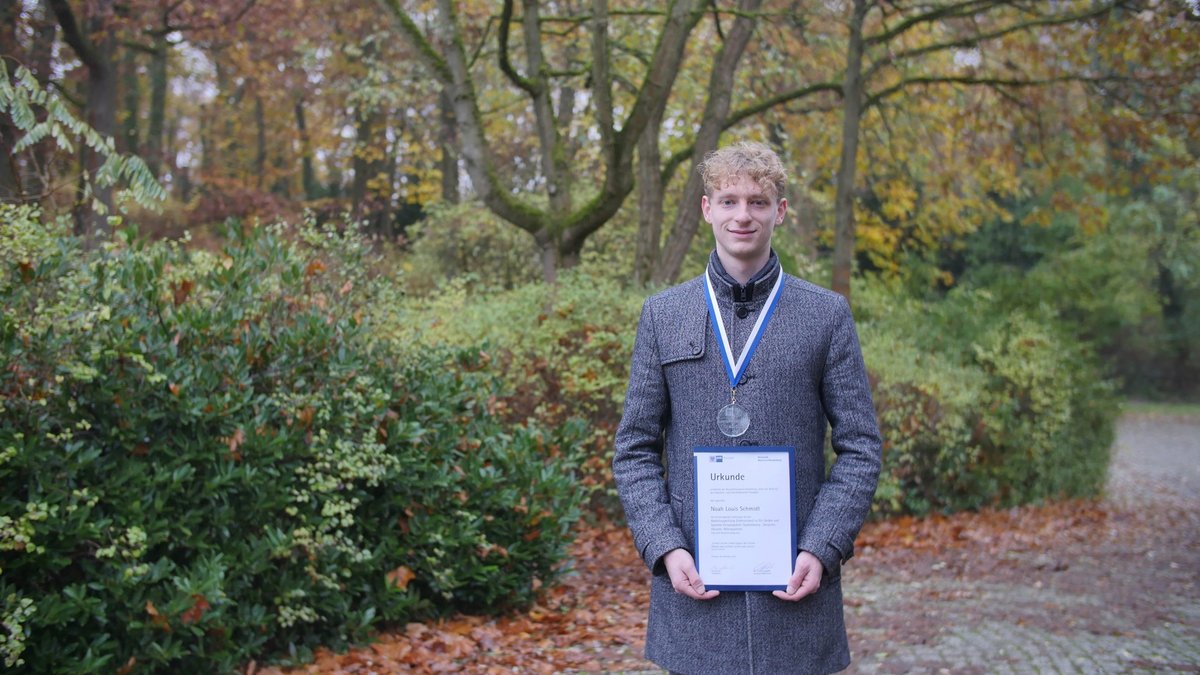 Noah Schmidt als „Star der Bildung“ ausgezeichnet: GFZ