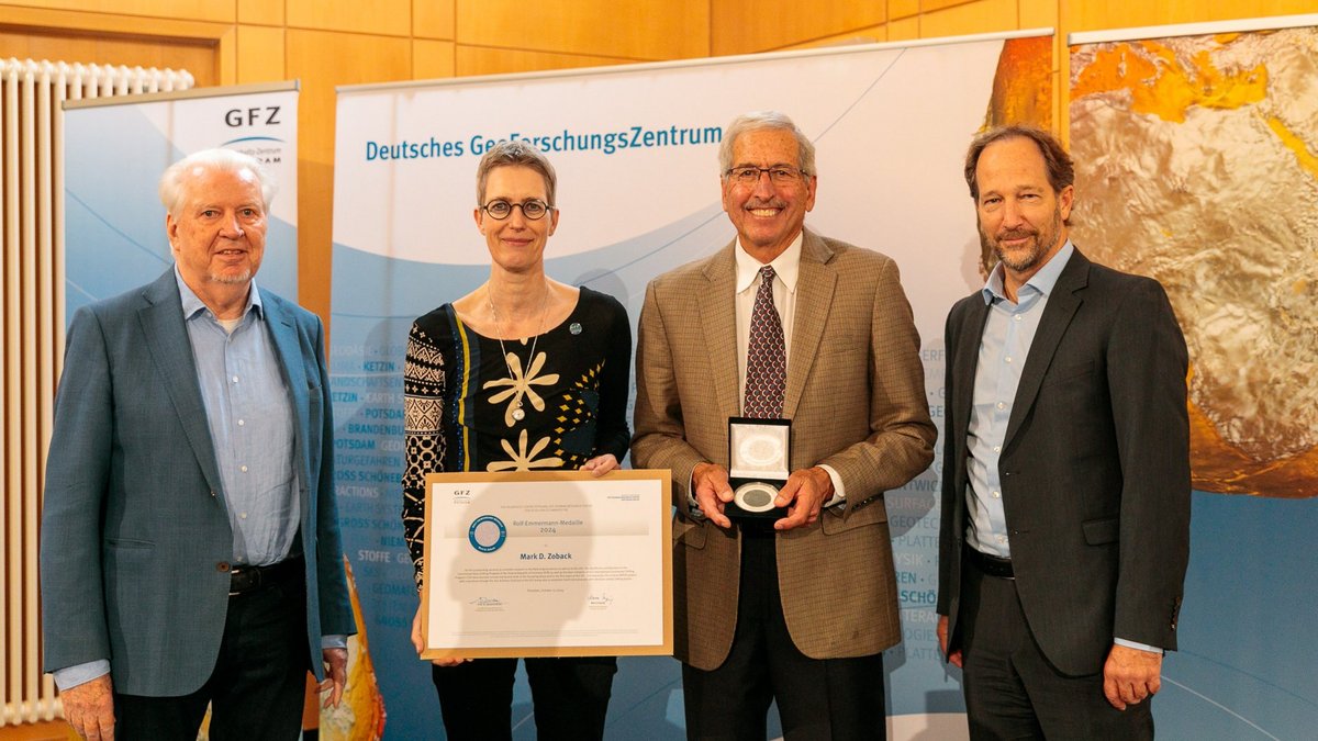 Rolf-Emmermann-Medaille geht an Mark D. Zoback: GFZ
