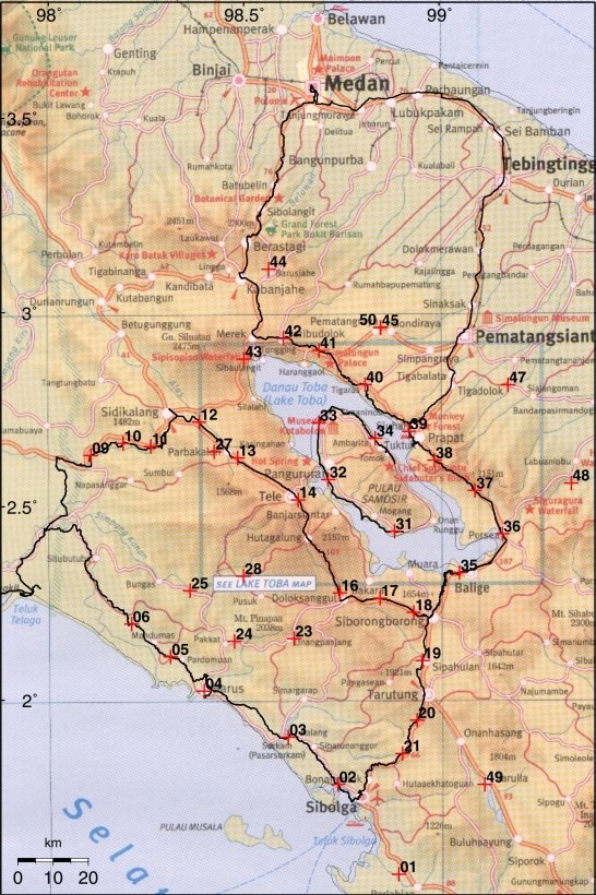 Lake Toba | Determination of crustal velocity structure around Lake ...