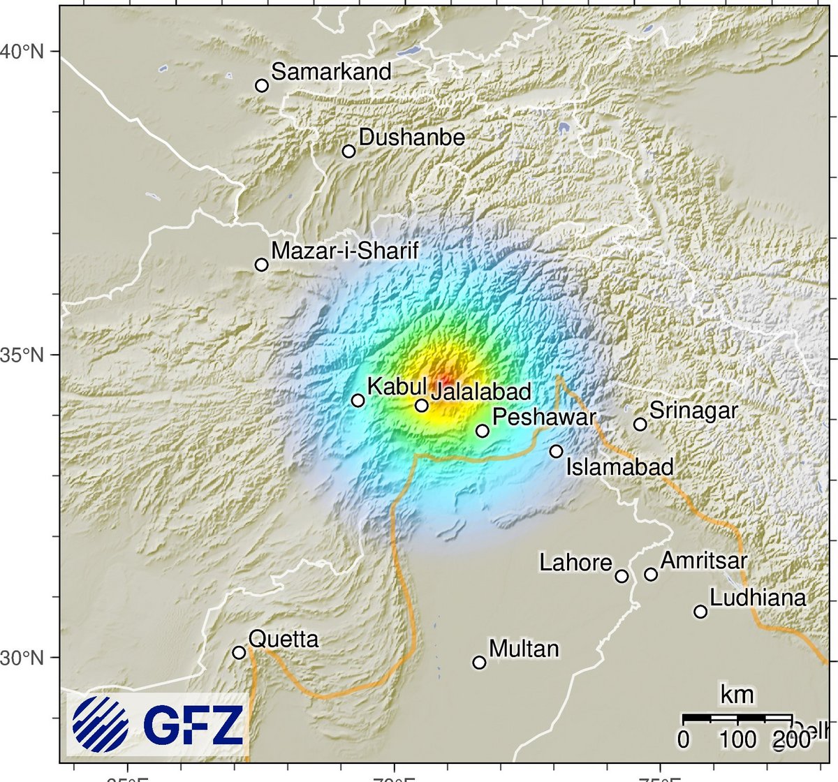 Background information on the earthquake in Afghanistan on August 31, 2025: GFZ